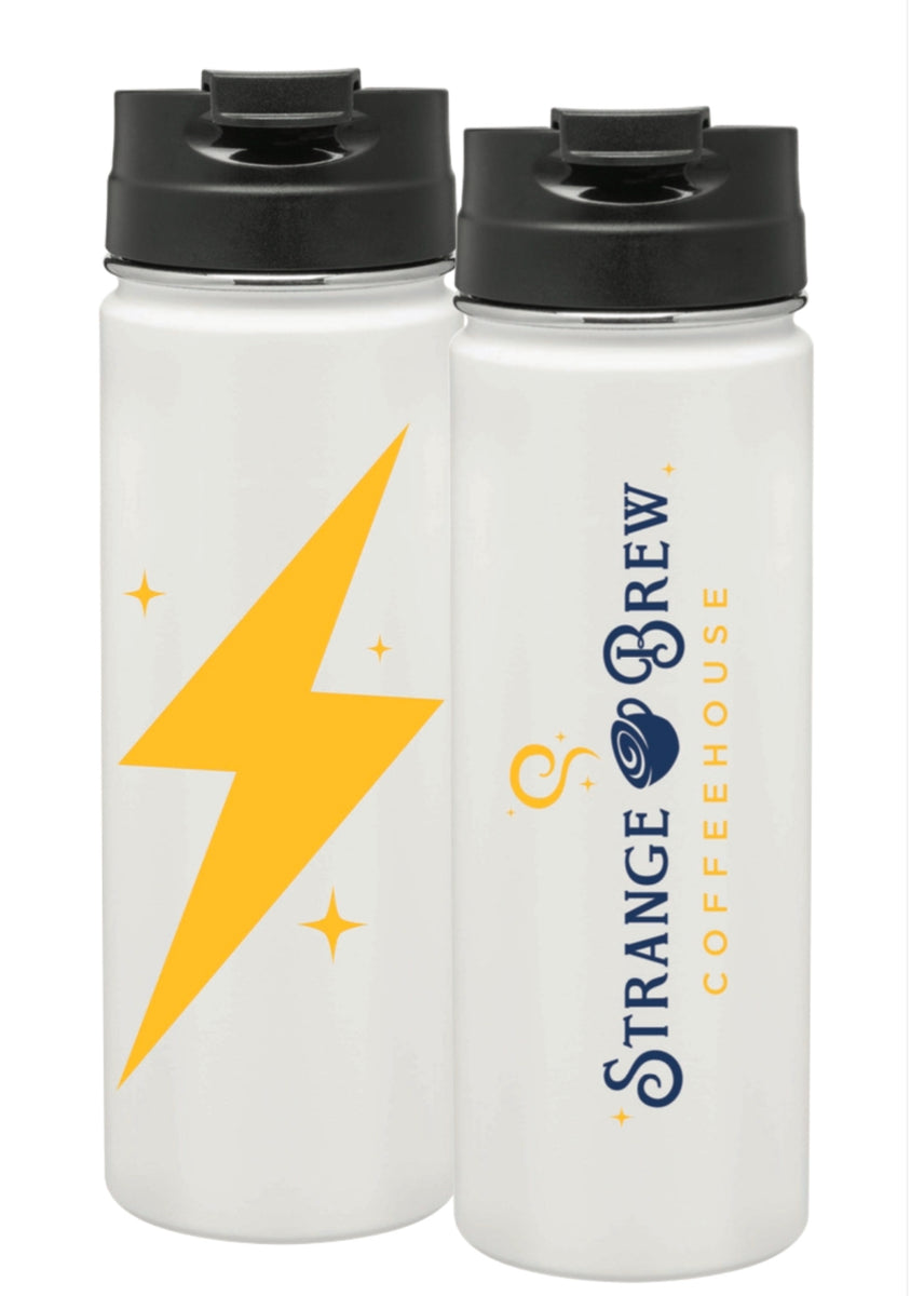 New Strange Brew Logo Travel Flasks! – Strange Brew Coffeehouse